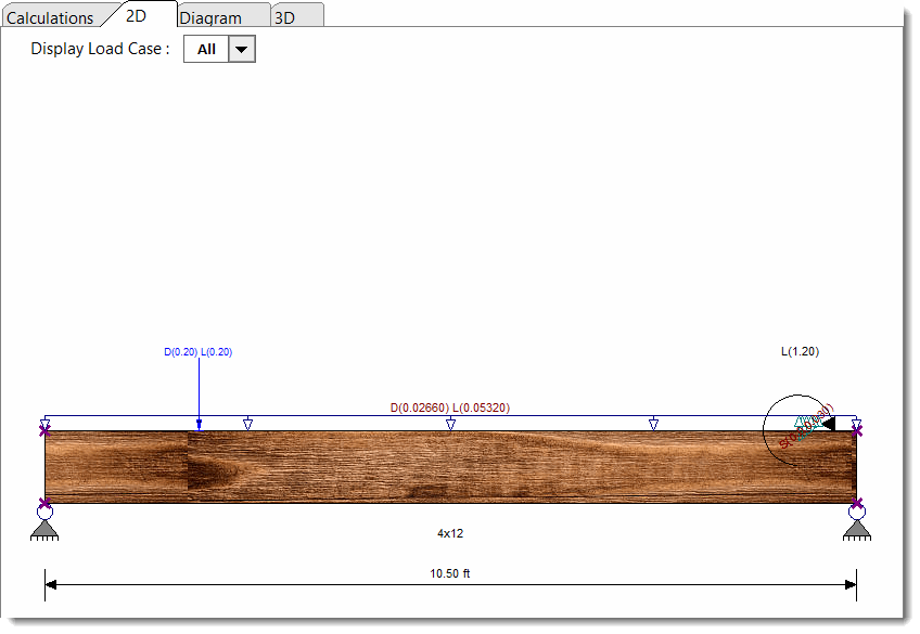Calculation Modules > Beams > Multiple Simple Beam