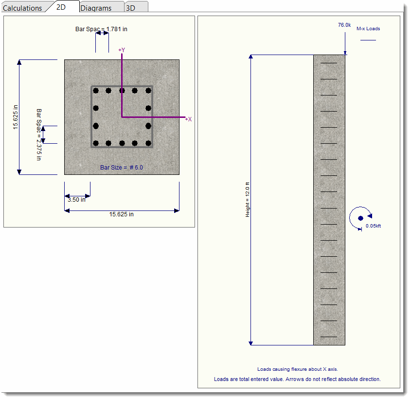 Calculation Modules > Columns > Masonry Column
